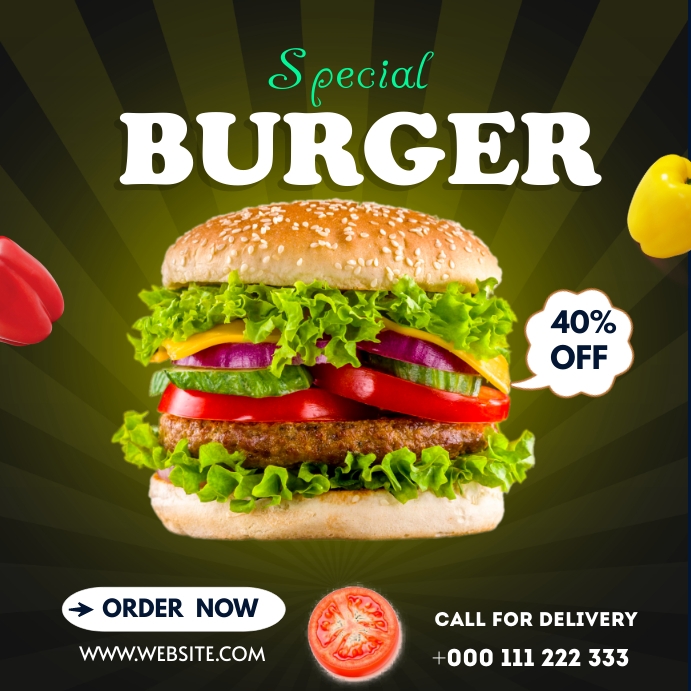 Burger Flyer Template | PosterMyWall
