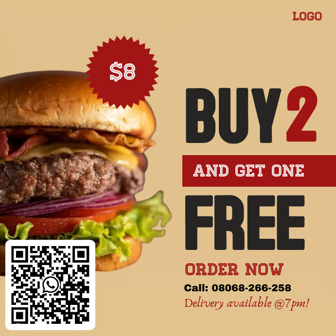 Burger flyer Template | PosterMyWall