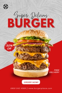 Burger flyer Template | PosterMyWall