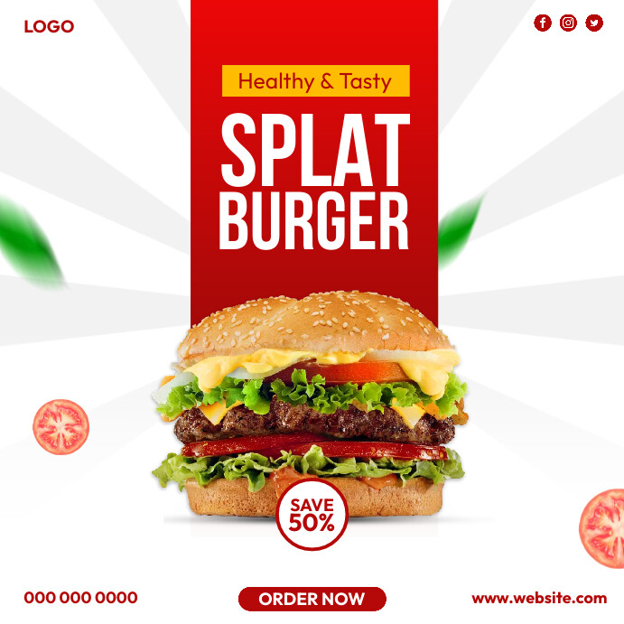 burger flyer Template | PosterMyWall