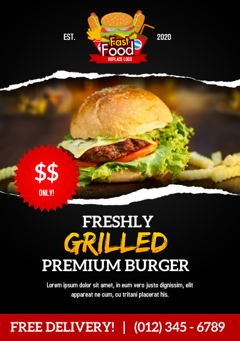Burger Flyer Template | PosterMyWall