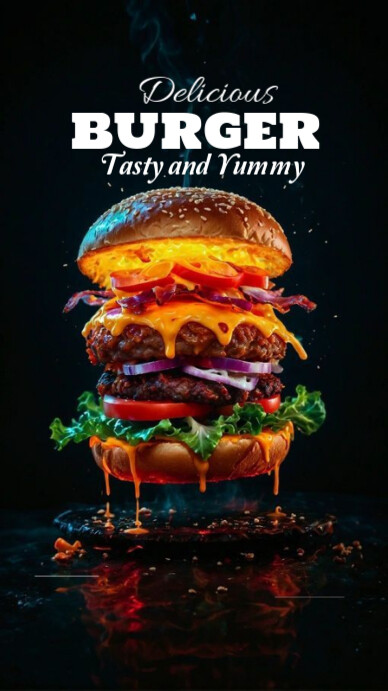 Burger Flyer Design Template | PosterMyWall