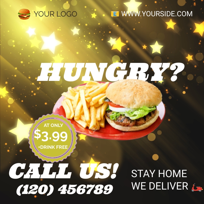 BURGER FLYER Template | PosterMyWall