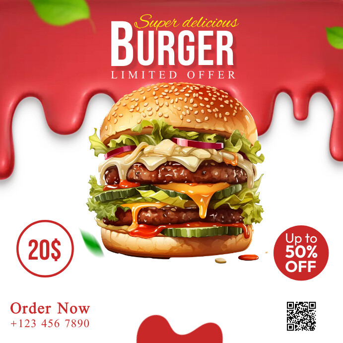 burger flyer Template | PosterMyWall
