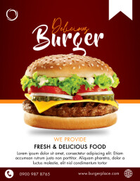 Burger flyers Template | PosterMyWall