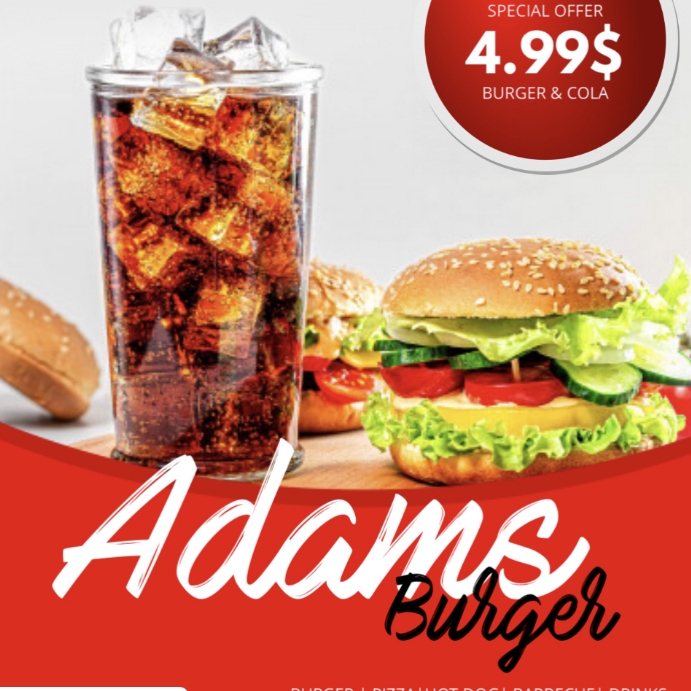 Burger House Template | PosterMyWall