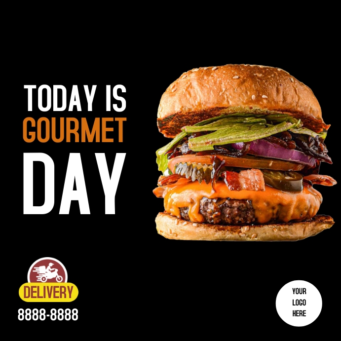 Burger Instagram Template | PosterMyWall