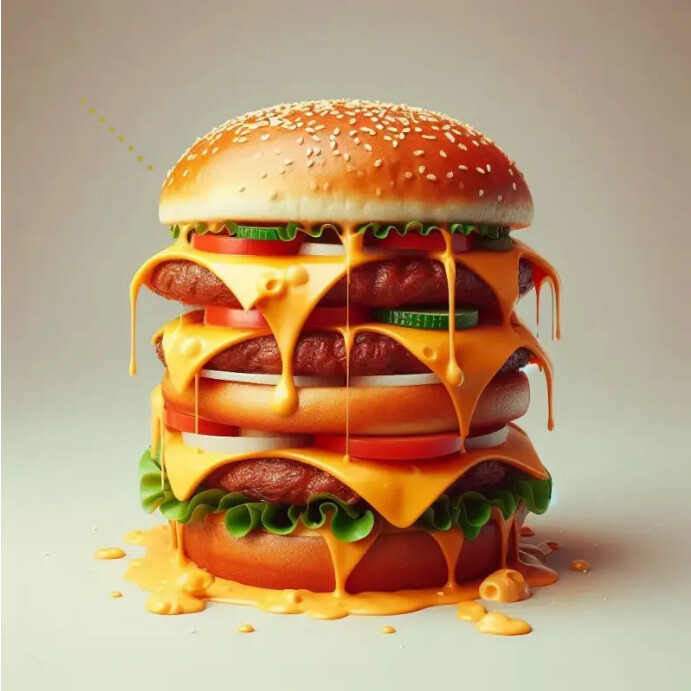 Modèle Burger Instagram Template | PosterMyWall