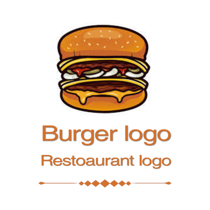 Burger logo Template | PosterMyWall