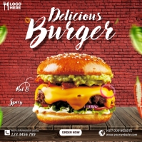 Burger Ads Template | PosterMyWall