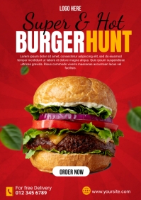 Burger Menu Template | PosterMyWall