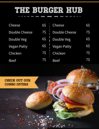 Price List Template Menu Card Food Drinks | PosterMyWall