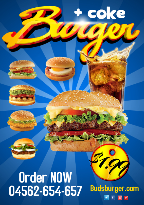 Burger menu Poster Template | PosterMyWall