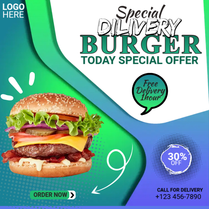 Burger Menu Flyers Template | PosterMyWall