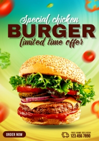 burger offer Template | PosterMyWall