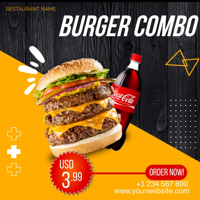 burger offer Template | PosterMyWall