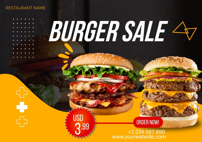 burger offer Template | PosterMyWall