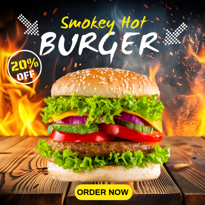 Burger Point Instagram Post Template | PosterMyWall