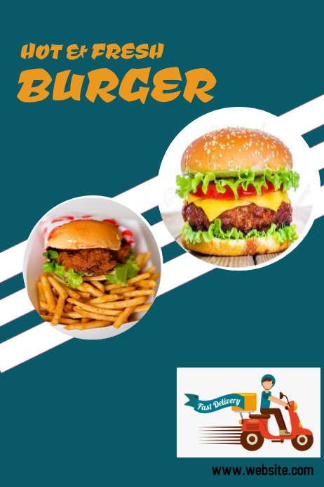 Copy of burger post | PosterMyWall