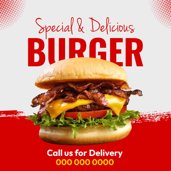 burger poster Template | PosterMyWall