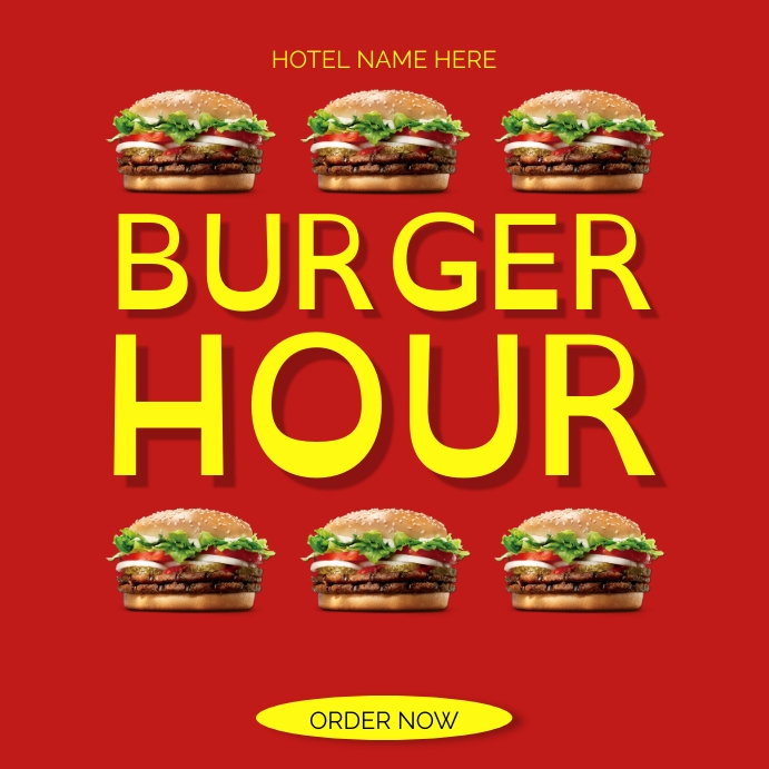 burger promo template | PosterMyWall