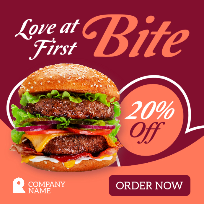 Burger Restaurant Promotion – Food Discount & Fast Food INSTAGRAM POST ...