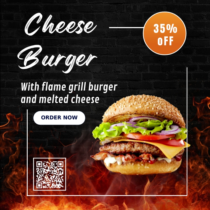 Burger restaurants Template | PosterMyWall