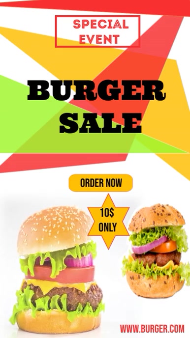BURGER SALE Template | PosterMyWall