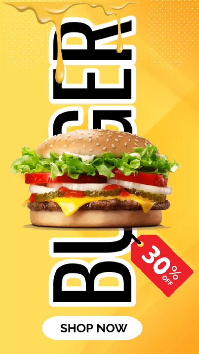 Burger sale Template | PosterMyWall