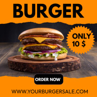 BURGER SALE Template | PosterMyWall