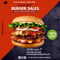 burger sale Template | PosterMyWall