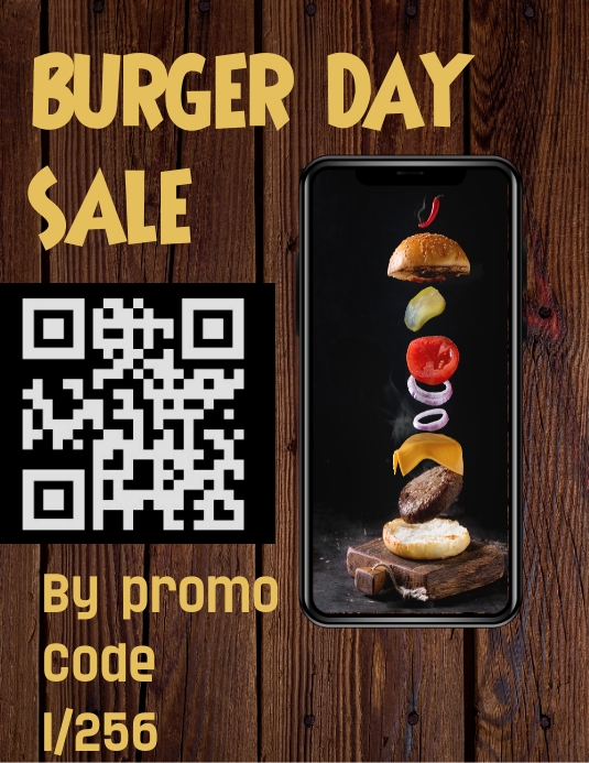 Burger sale Template | PosterMyWall