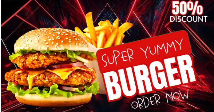 Burger sales Template | PosterMyWall