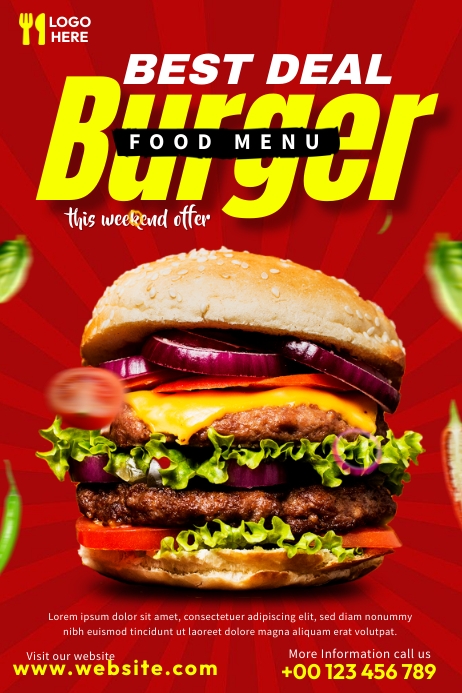 Copy of Burger Special Menu | PosterMyWall