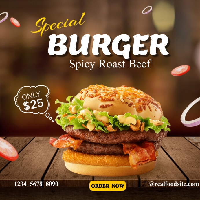 Burger Templates Flyres | PosterMyWall