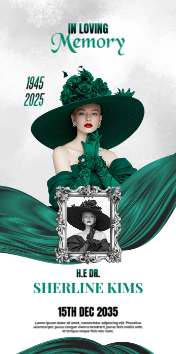 Burial Banner Design Template | Funeral Banner Design Template ...