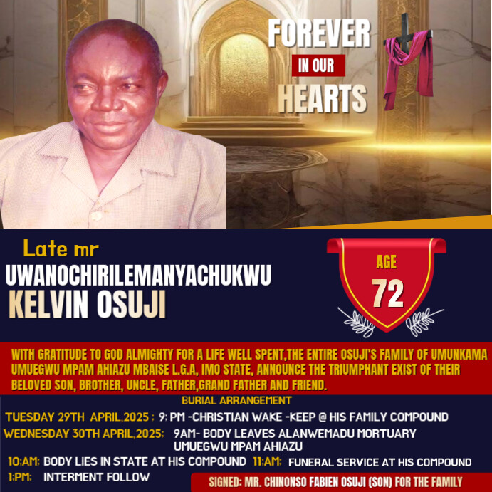 BURIAL Template | PosterMyWall