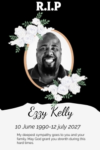 burial poster Template | PosterMyWall