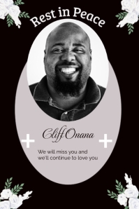 Burial Poster Template | PosterMyWall