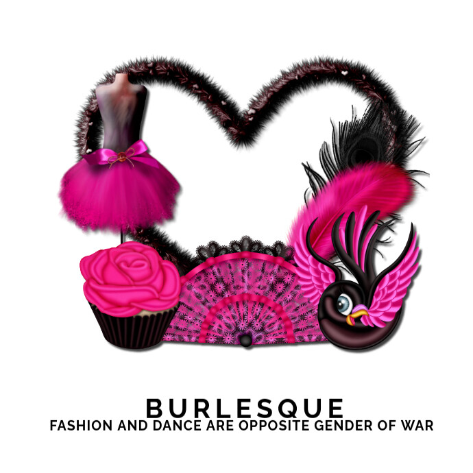 Modèle Burlesque dance club logo | PosterMyWall