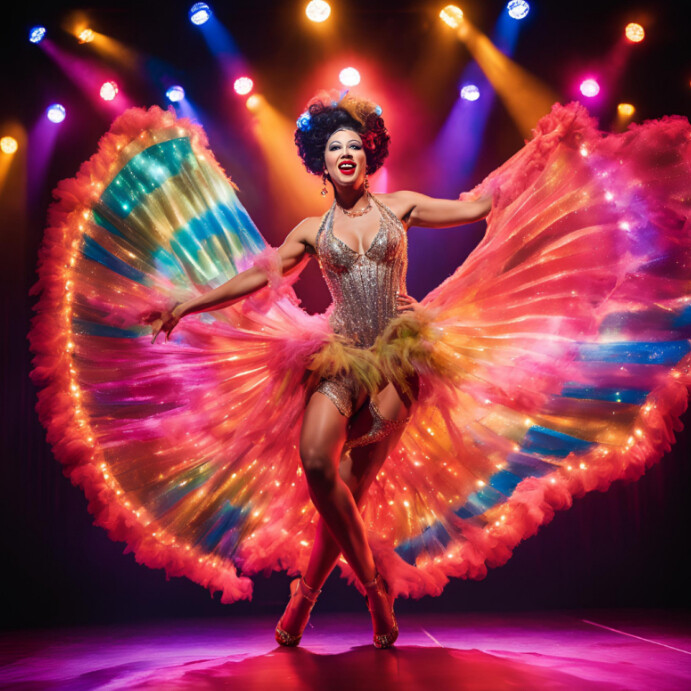 Burlesque Dancer Advertisement. Template | PosterMyWall