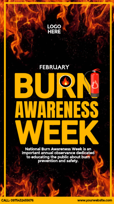 Burn Awareness Week Template | PosterMyWall