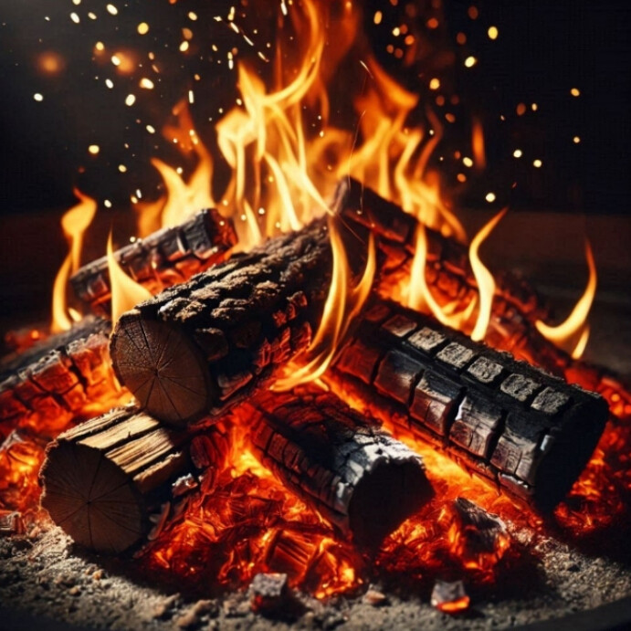 Plantilla de Burning Fire Flame Instagram Post | PosterMyWall