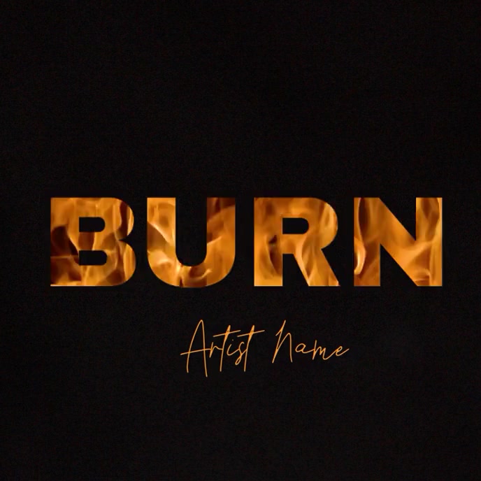 Burning Fire Video Template | PosterMyWall