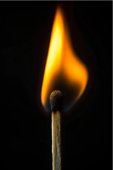 Plantilla de Burning Match Flame Background | PosterMyWall
