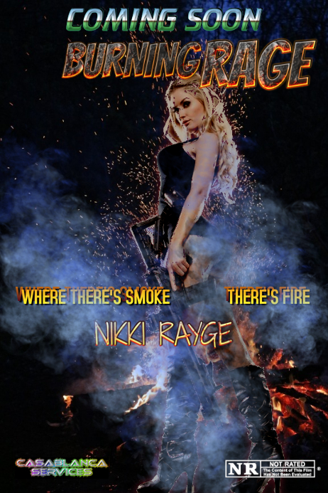 BURNING RAGE Template | PosterMyWall