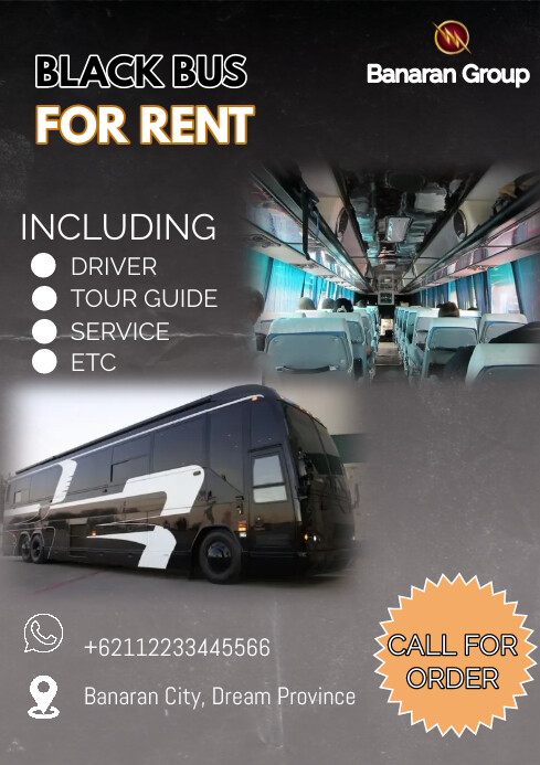 Copy of BUS FOR RENT | PosterMyWall