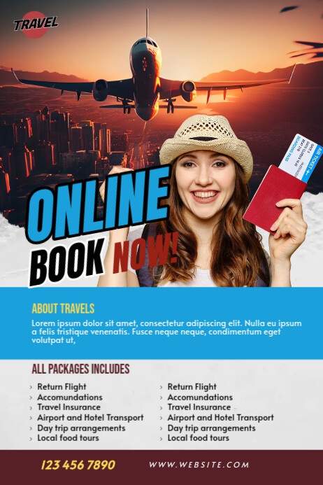 Bus Ticket Banner Template | PosterMyWall