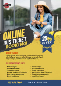 Bus Ticket Flyer Template | PosterMyWall