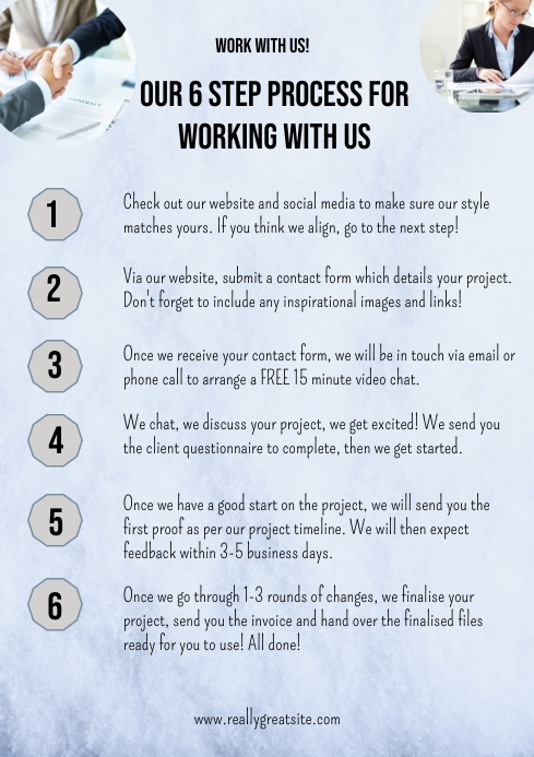 business agreement proposal a4 template | PosterMyWall